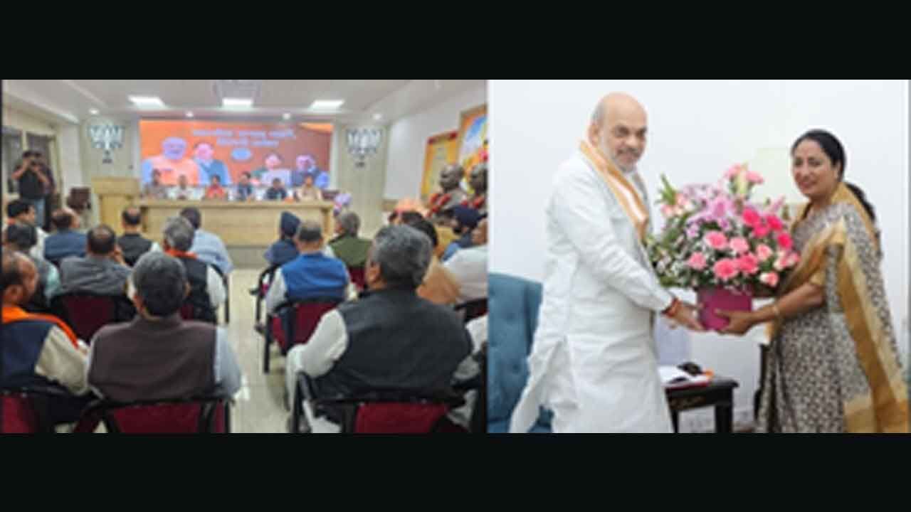 CM Rekha Gupta meets Amit Shah, chairs BJP meet on eve of Delhi ...