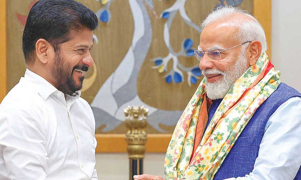 Modi turns tables on Revanth