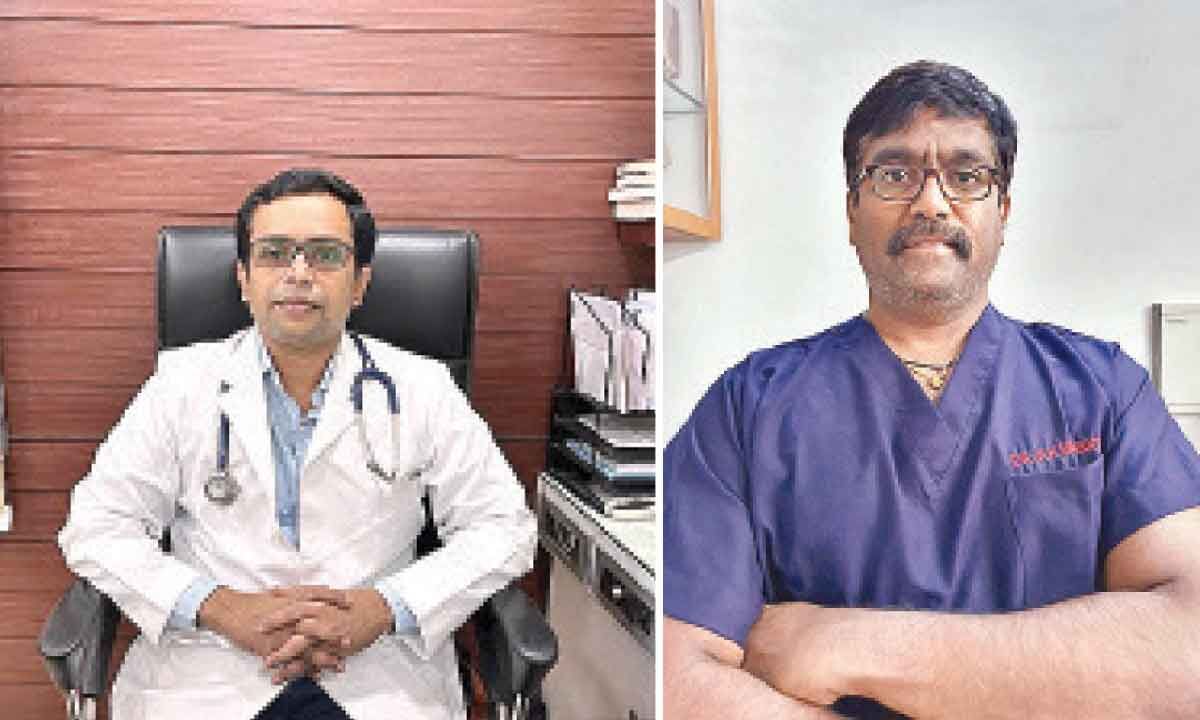 National Health Authority felicitates two AP doctors