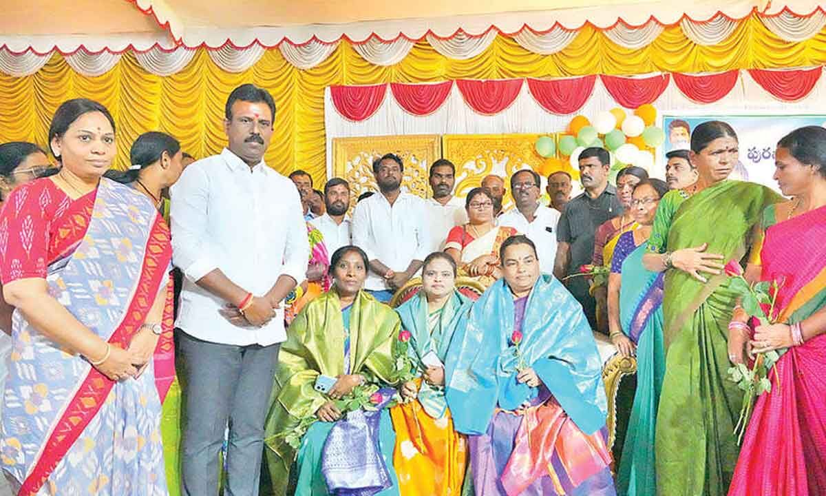 MLA GMR launches Indira Mahila Shakti scheme