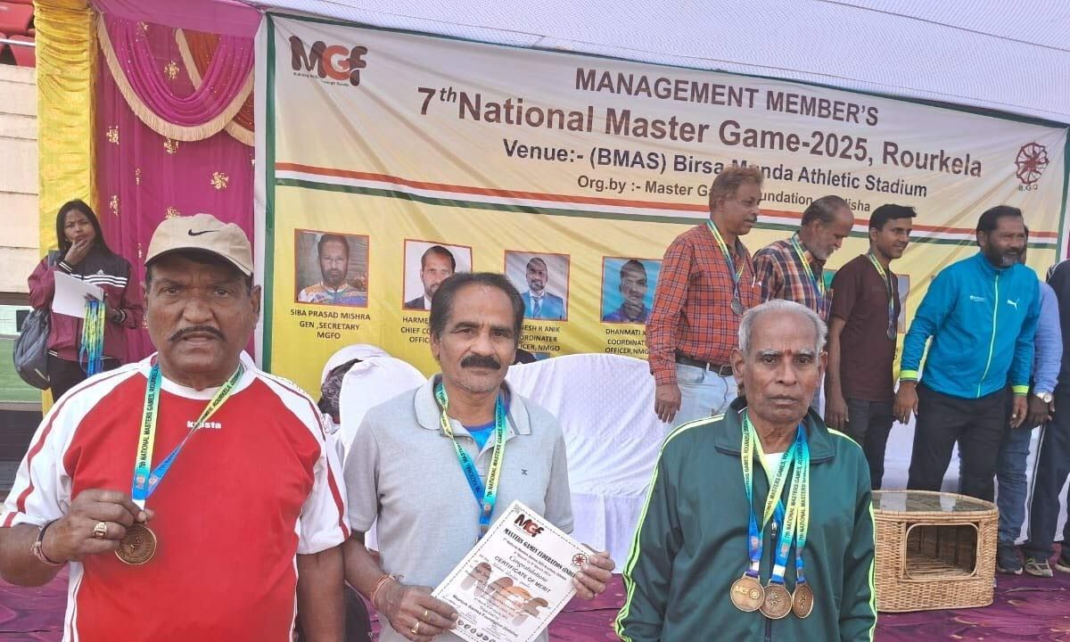 Kalahandi’s master athletes bag 9 medals