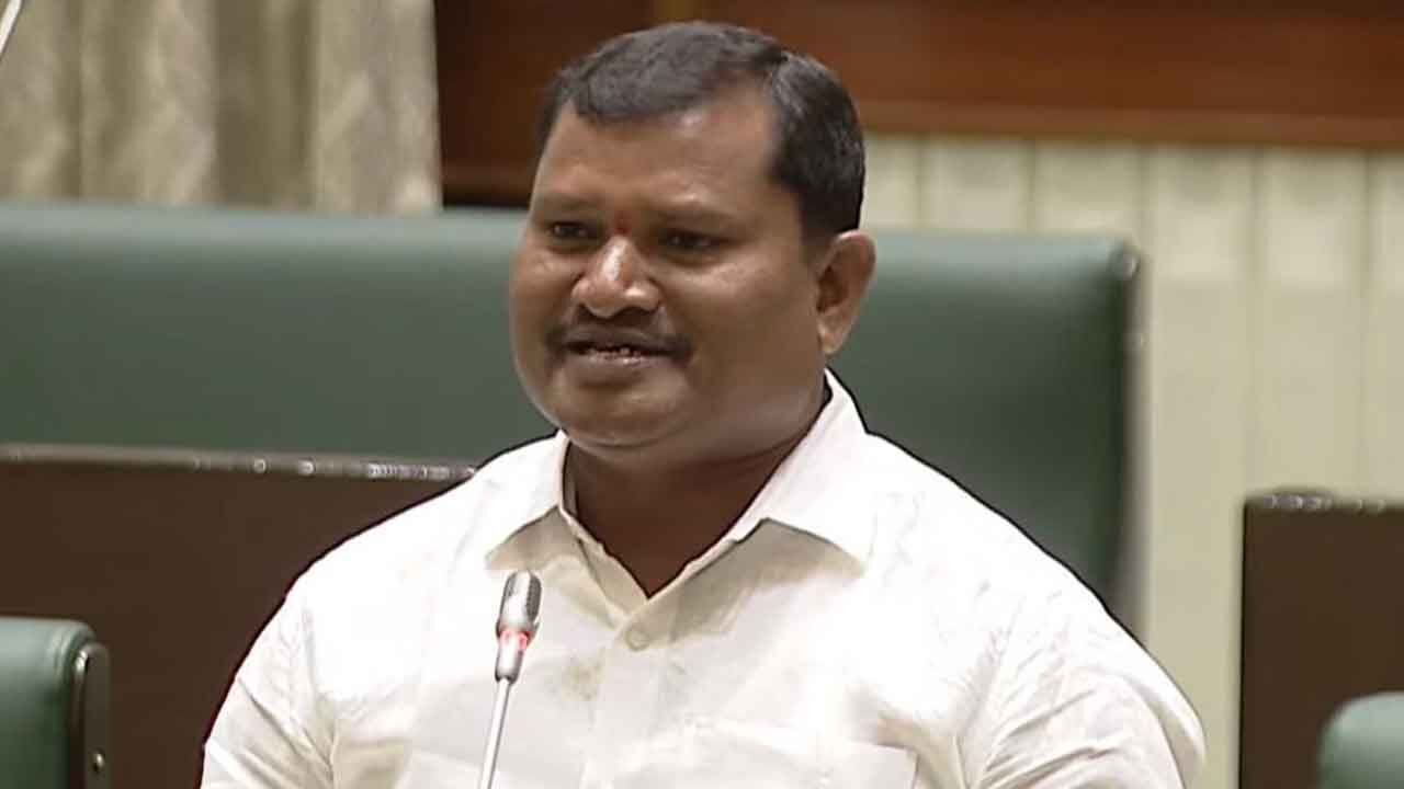 MLA Adinarayana sings a song in the House