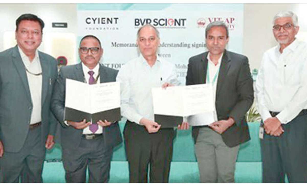 VIT-AP, Cyient Foundation sign MoU to foster entrepreneurship