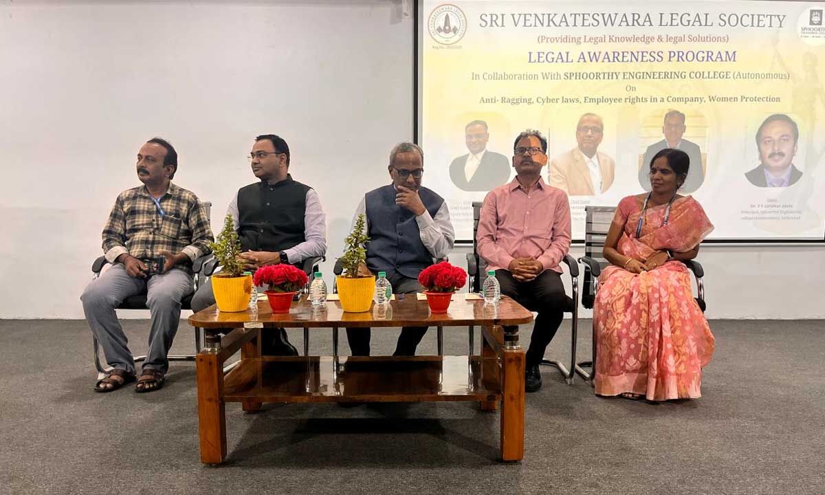 Legal Awareness Program at Sphoorthy Engineering College