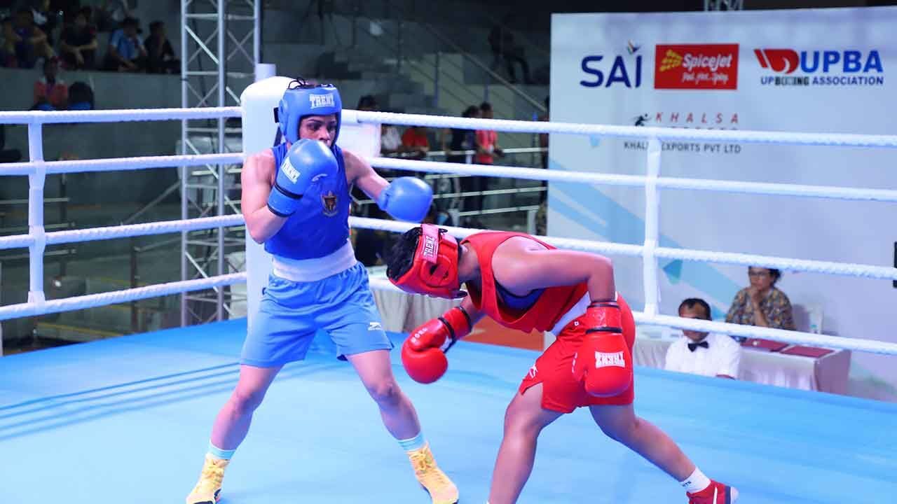 World Championship Medallist Simranjit Kaur, Dominant Jaismine Storm ...