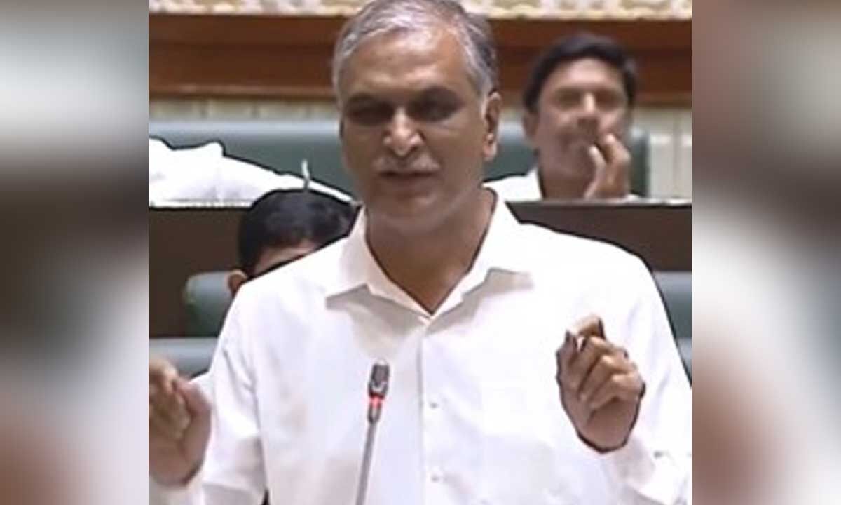 Congress seeks action against Harish Rao for taking photos in Assembly