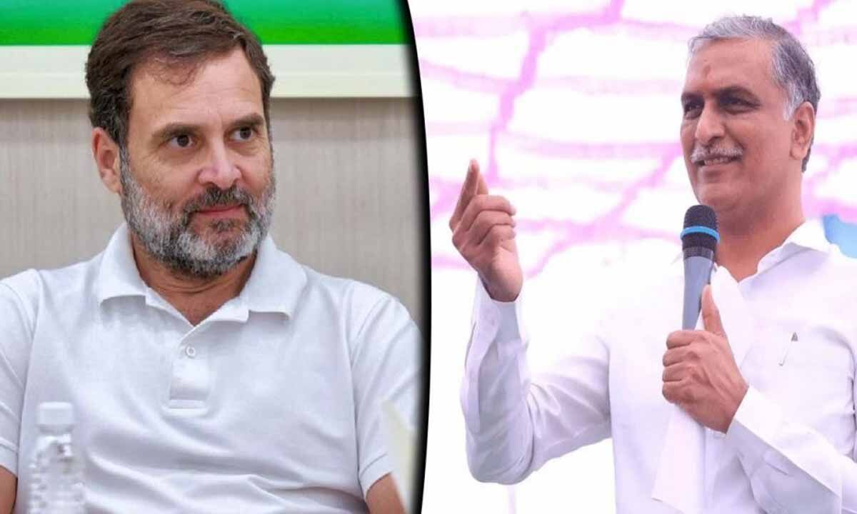 Harish Rao pens open letter to Rahul Gandhi, slams Revanth Reddy’s ...
