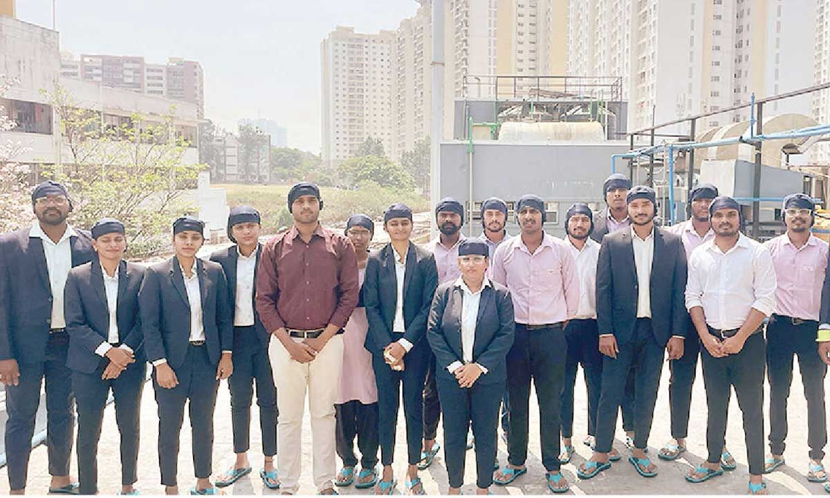 SITAM students visit Akshaya Patra Foundation