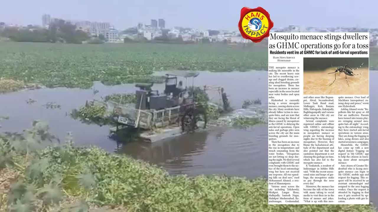 Exposure spurs GHMC into action, begins clearing of water hyacinth