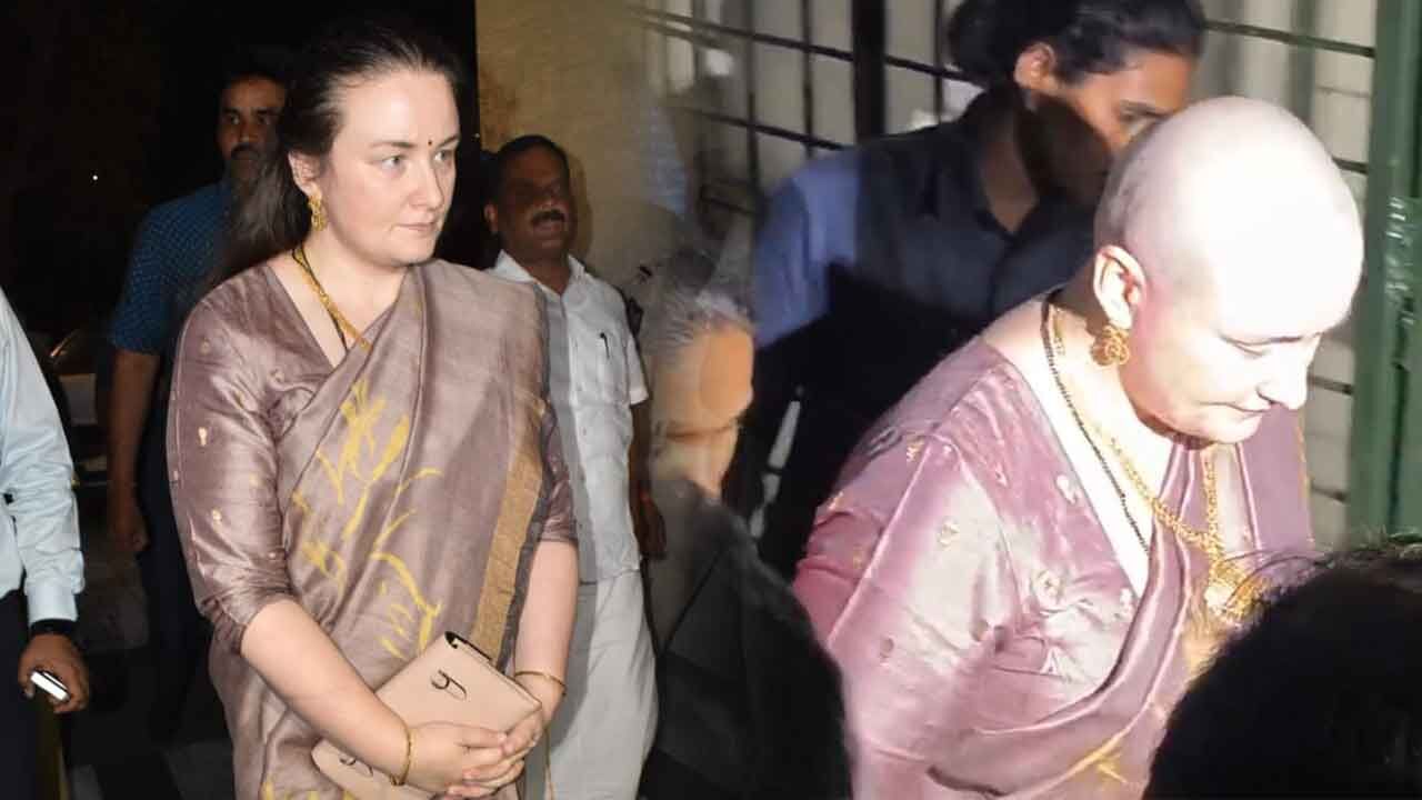 Pavan spouse offers prayers to varaha swami