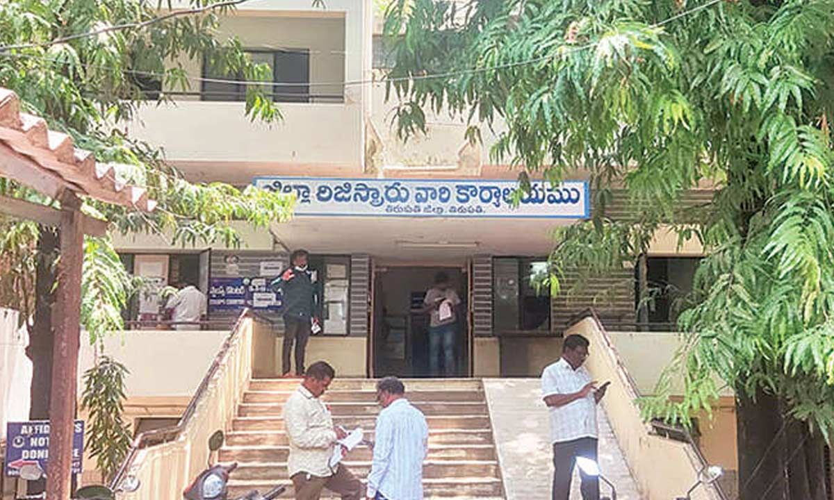 Revenue dips in Tirupati, Chittoor as property registrations decline