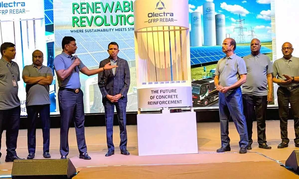 Olectra Greentech unveils high-strength GFRP Rebar