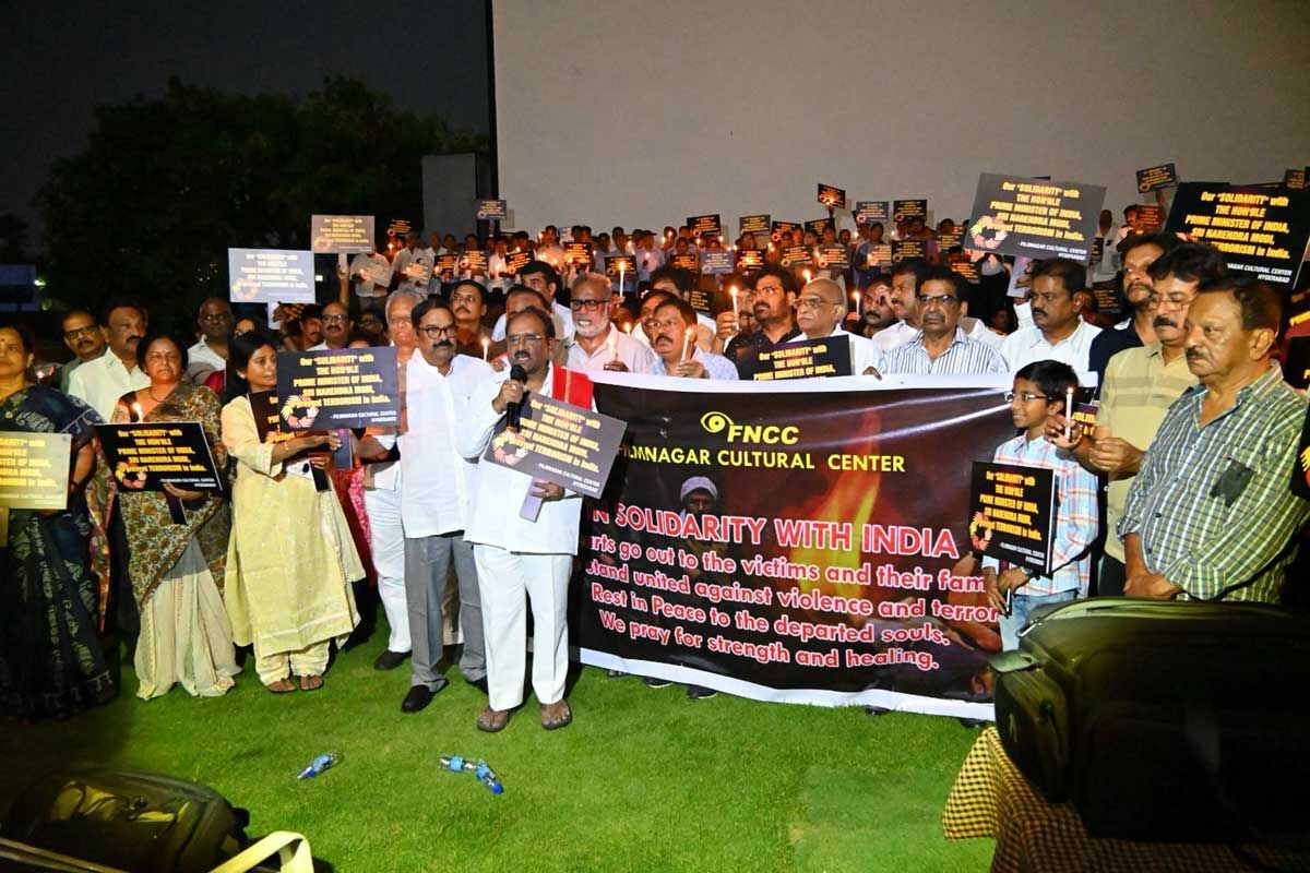 FNCC condemns Pahalgam terror attack, holds candlelight vigil in tribute