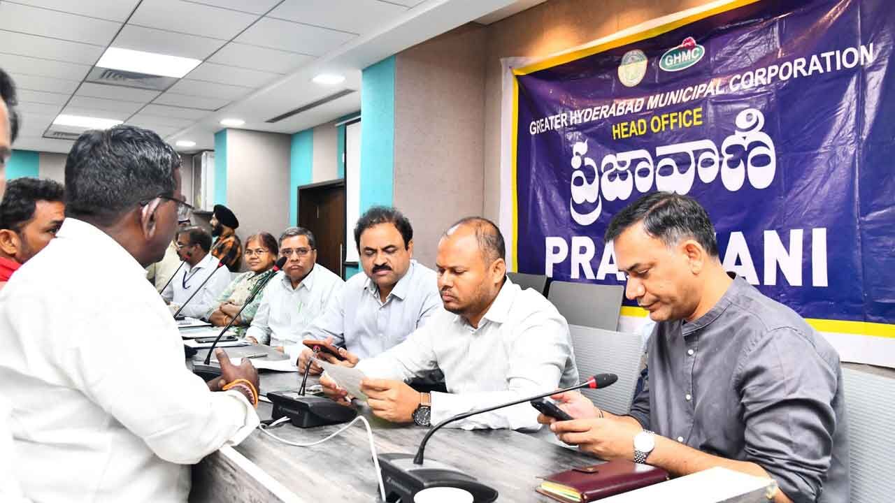 GHMC receives 180 applications in Prajavani