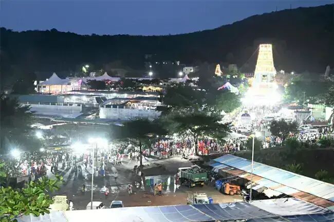 Devotees Flock for Real Darshan of Lord Simhadri Appanna Swamy at ...