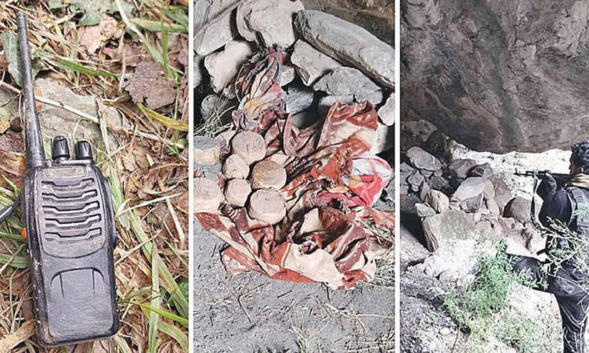 Terrorist hideout busted in Poonch; IEDs, wireless sets recovered