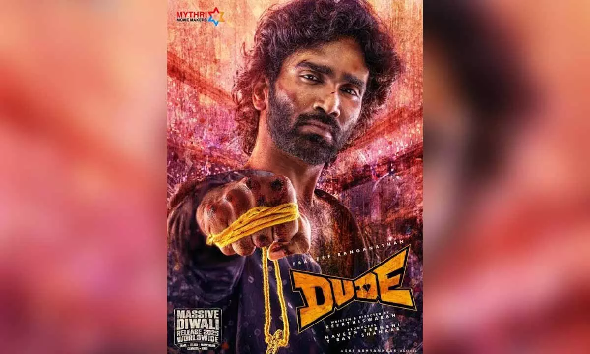 Pradeep Ranganathan unveils gritty first look of ‘Dude’