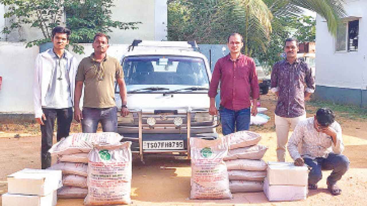 Nagarkurnool: Illicit liquor brewing materials seized