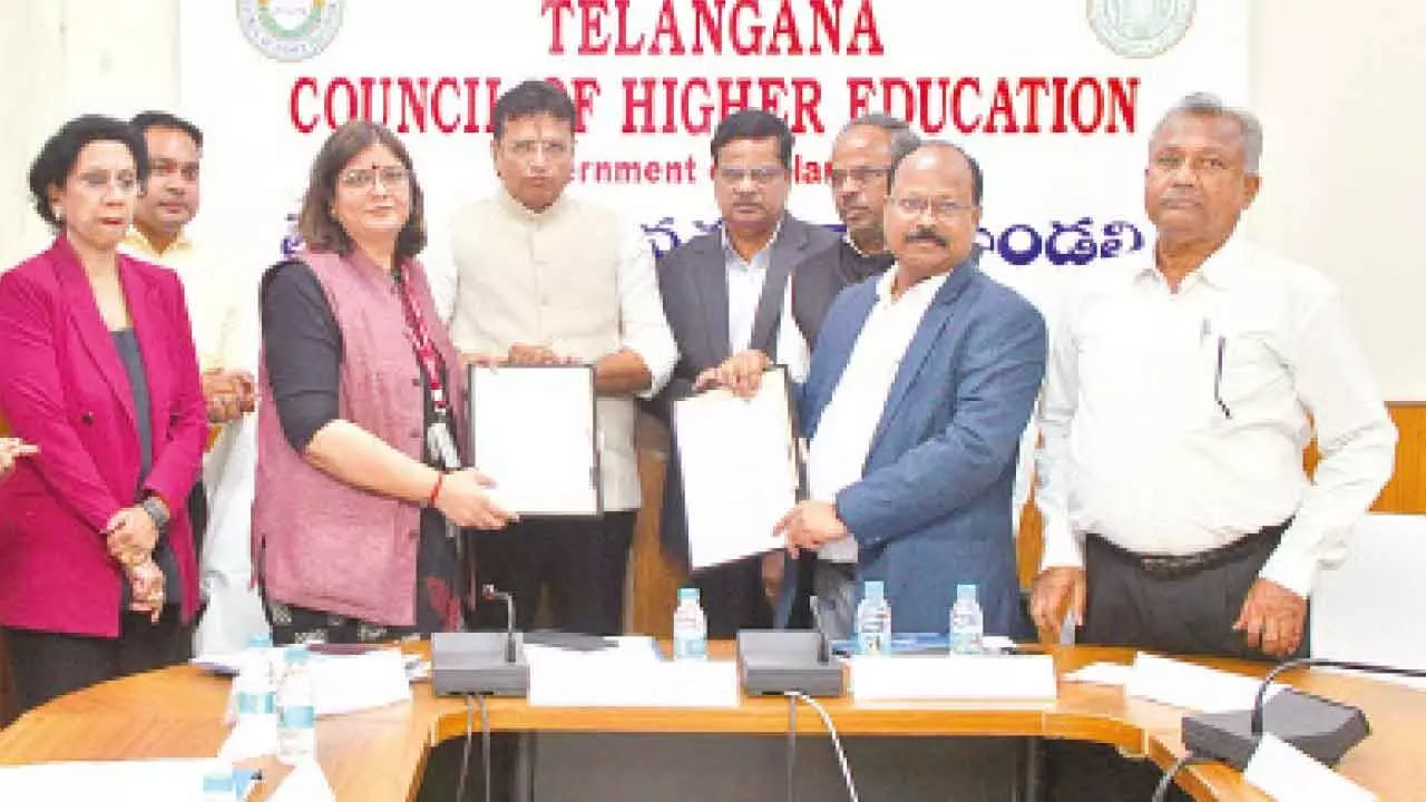 TGCHE signs MoU with NASSOM’s IT-ITeS Sector Skills Council