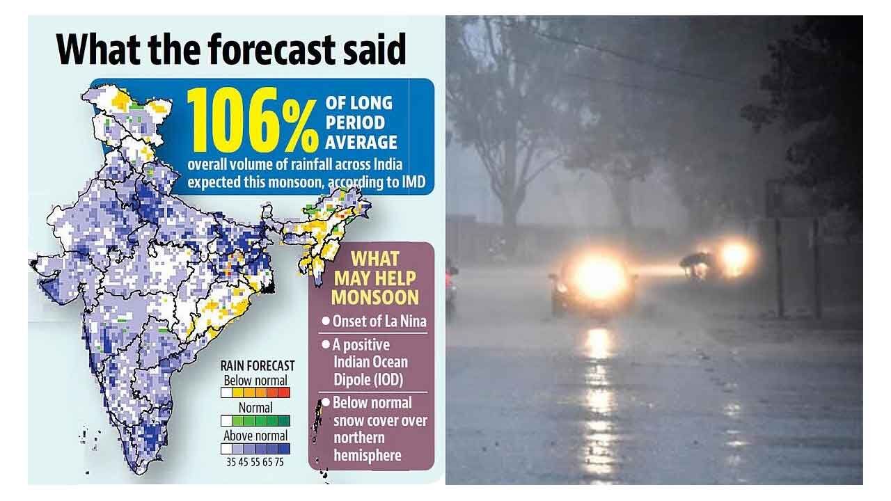 IMD forecasts above-normal monsoon rainfall
