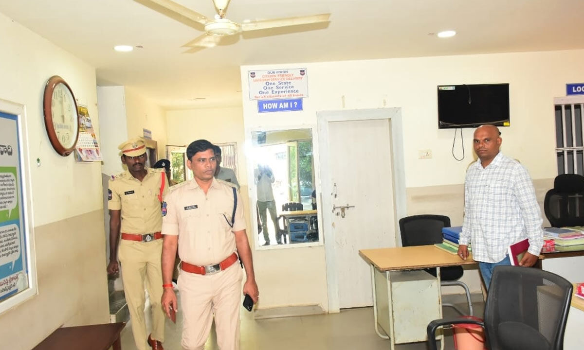 District SP T. Srinivasa Rao, IPS, Conducts Surprise Inspection at ...