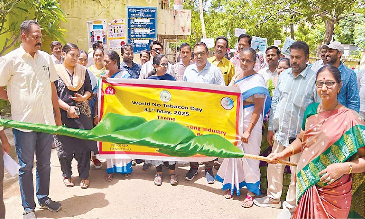 Awareness rally held on World No Tobacco Day
