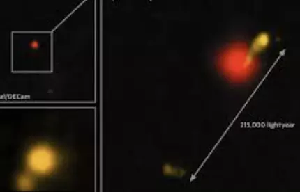 Ancient black hole jet twice the size of milky way discovered, challenges cosmic theories