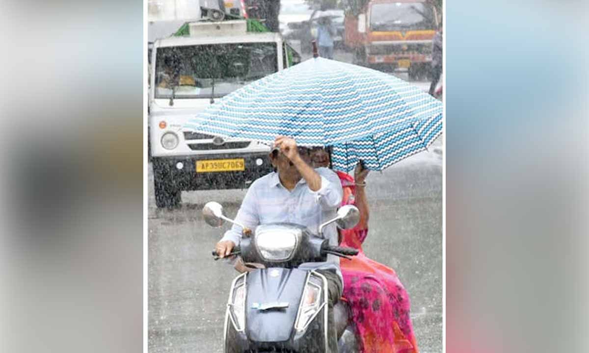 Rain disrupts normal life