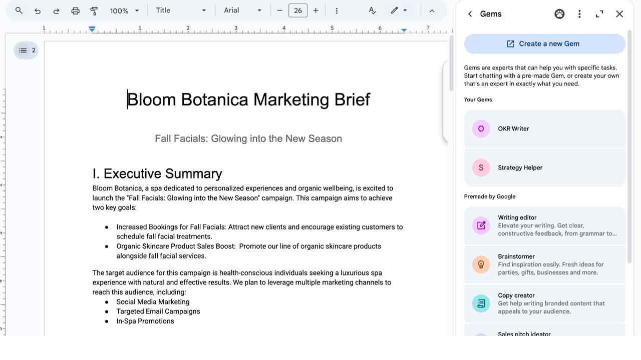 Google Rolls Out Customizable Gemini 'Gems' in Gmail, Documents, Sheets ...