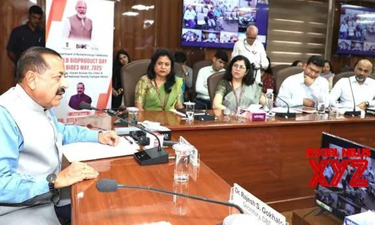 India targets $300 bn bioeconomy by 2030