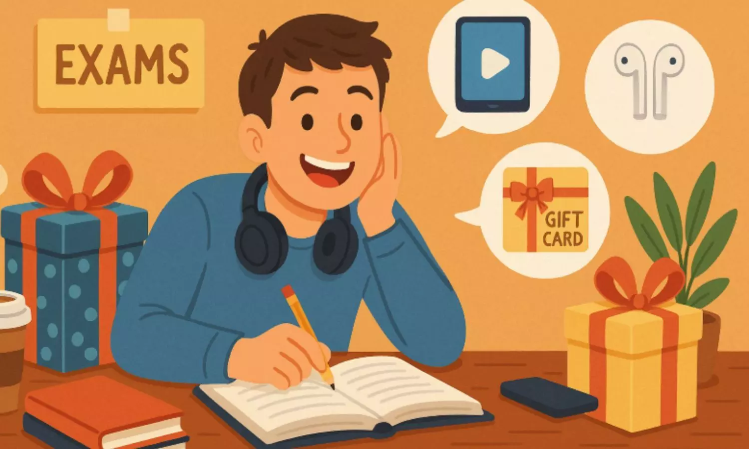 Best Digital Gifts and Offline Gifts to Surprise a Student During Exams