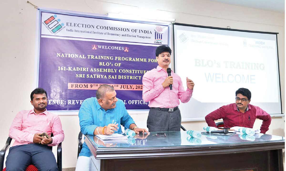 National-level training for BLOs begins