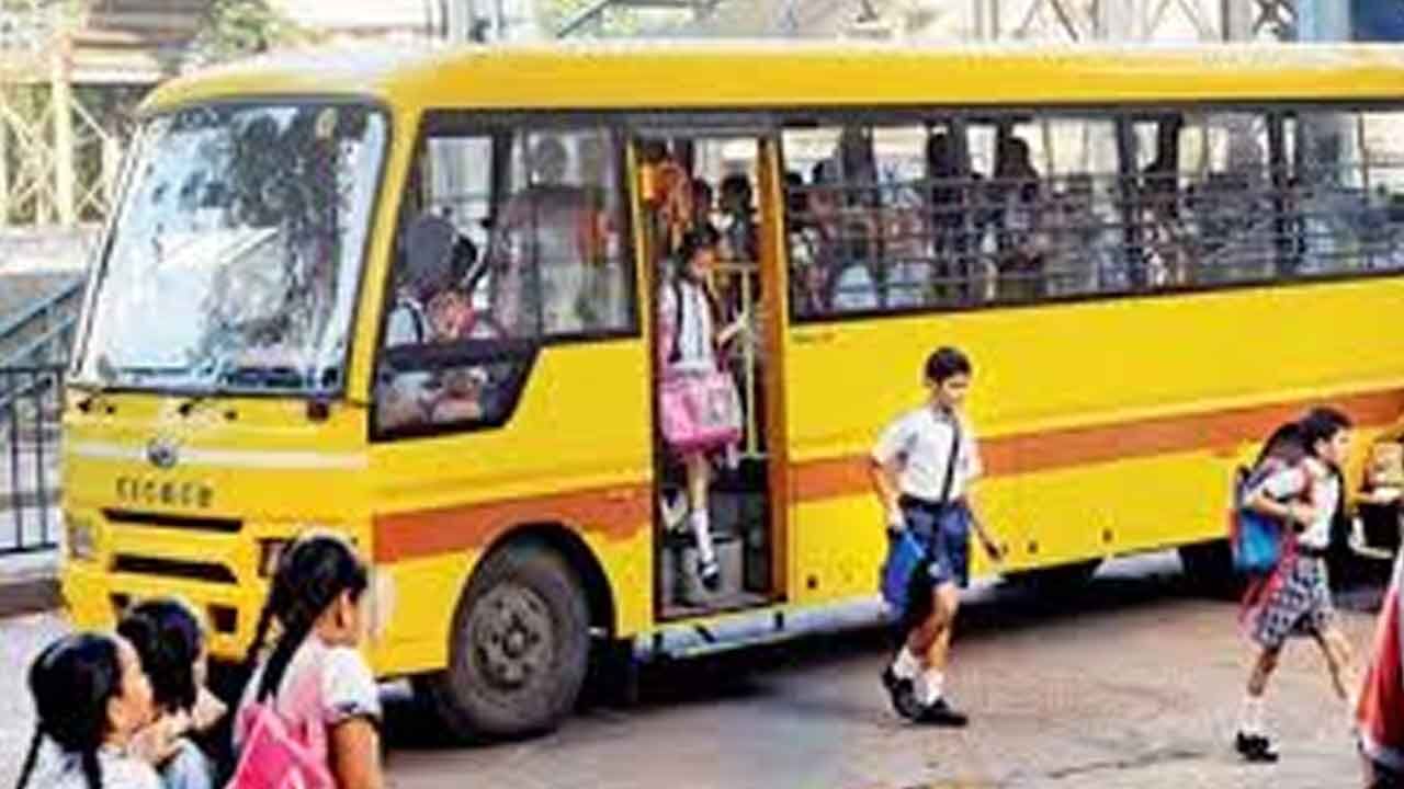 Free bus facility for students in govt schools