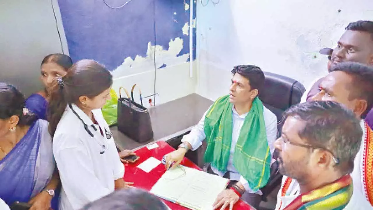 MLA conducts surprise inspection at PHC