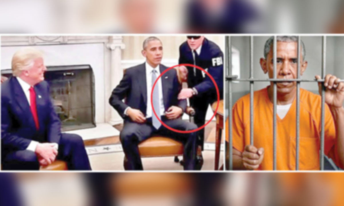 Trump shares AI video showing Obama getting arrested