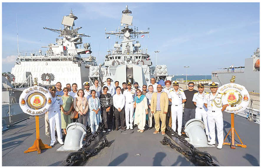 Indian naval ships’ wrap up their Singapore trip