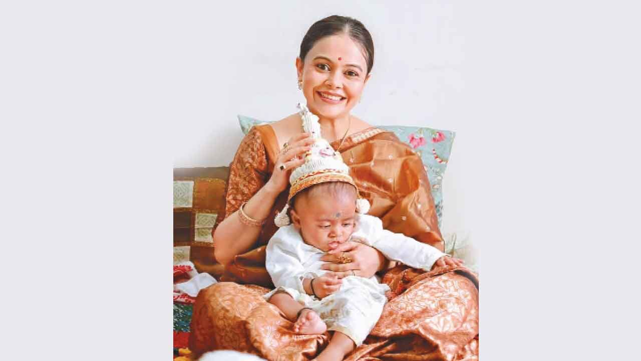 Devoleena Bhattacharjee celebrates seven months of motherhood