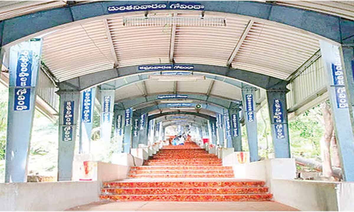 Devotee movement curtailed at Srivari Mettu after elephant sighting