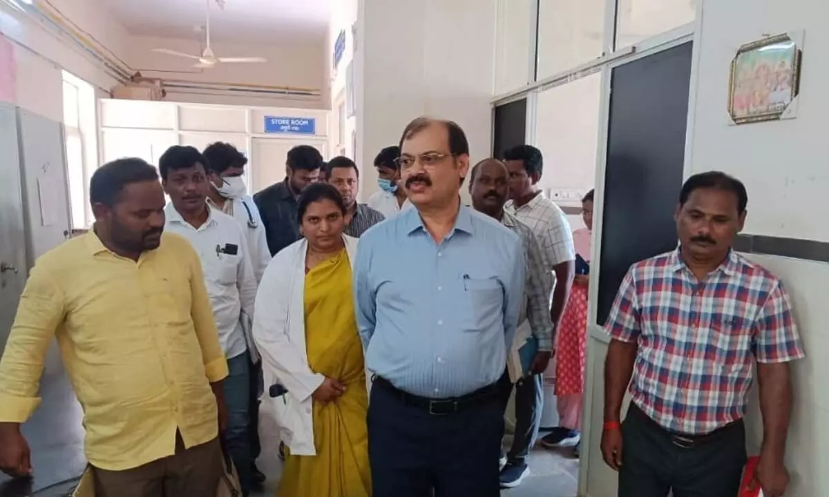 State Monitoring Officer Visits Government Hospital and Medical College ...