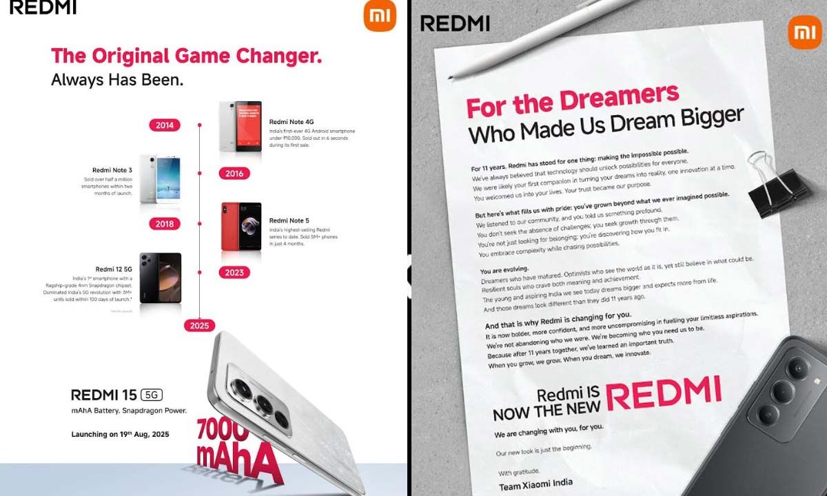 Xiaomi India Unveils New Identity and Logo for Redmi Series, Reinforces Commitment to a New ...