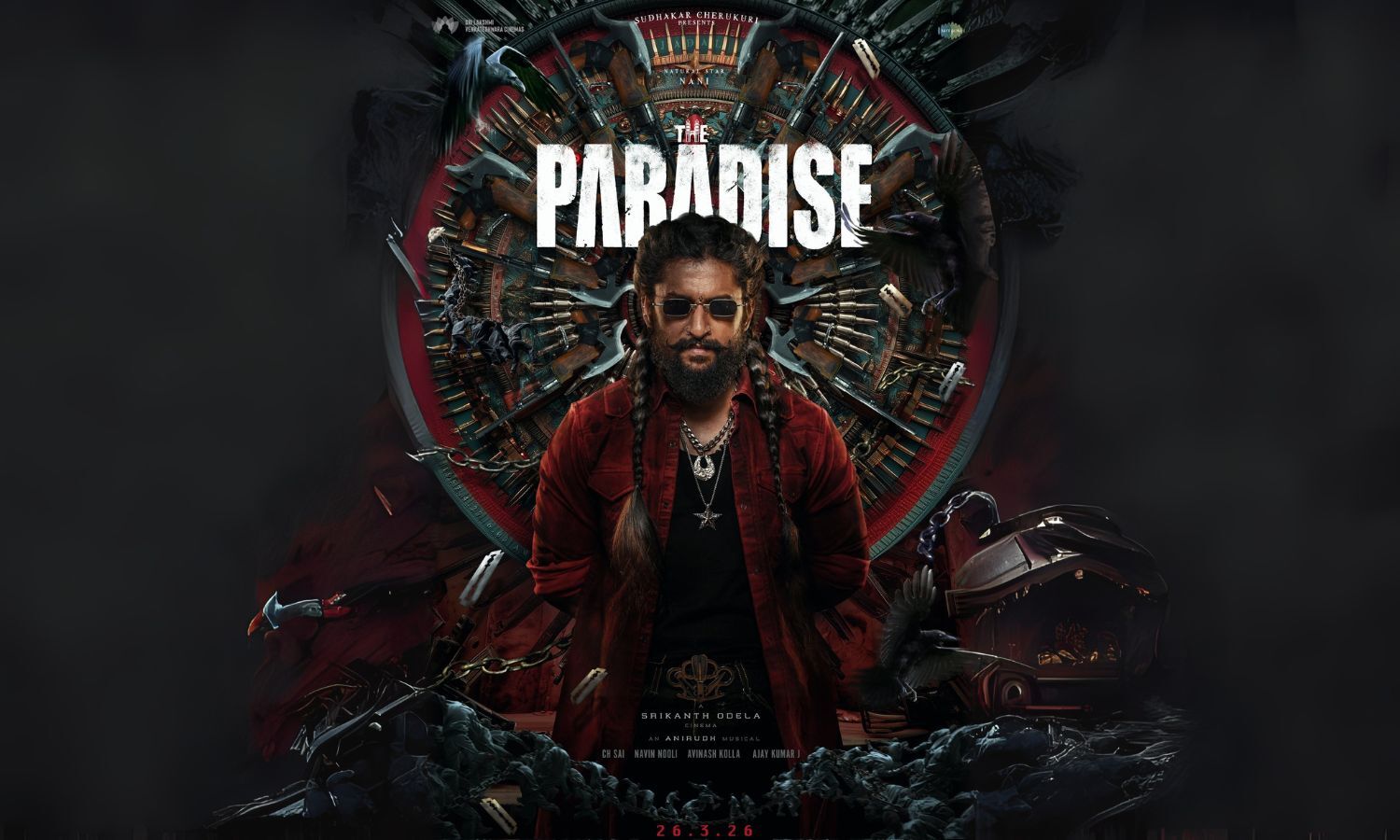 Nani’s ‘The Paradise’ First Look: Meet Jadal with Braids and Glasses