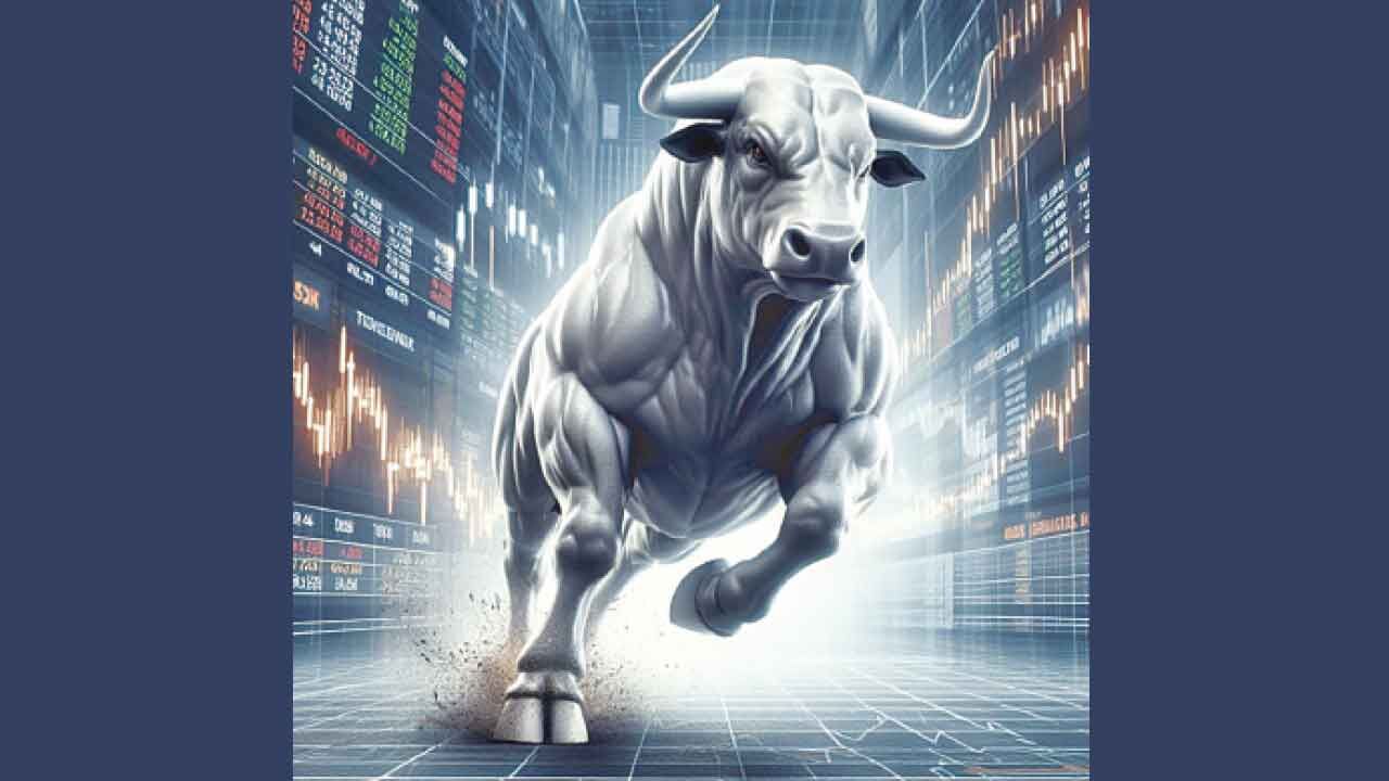 Stock indices end with gains on positive global trend