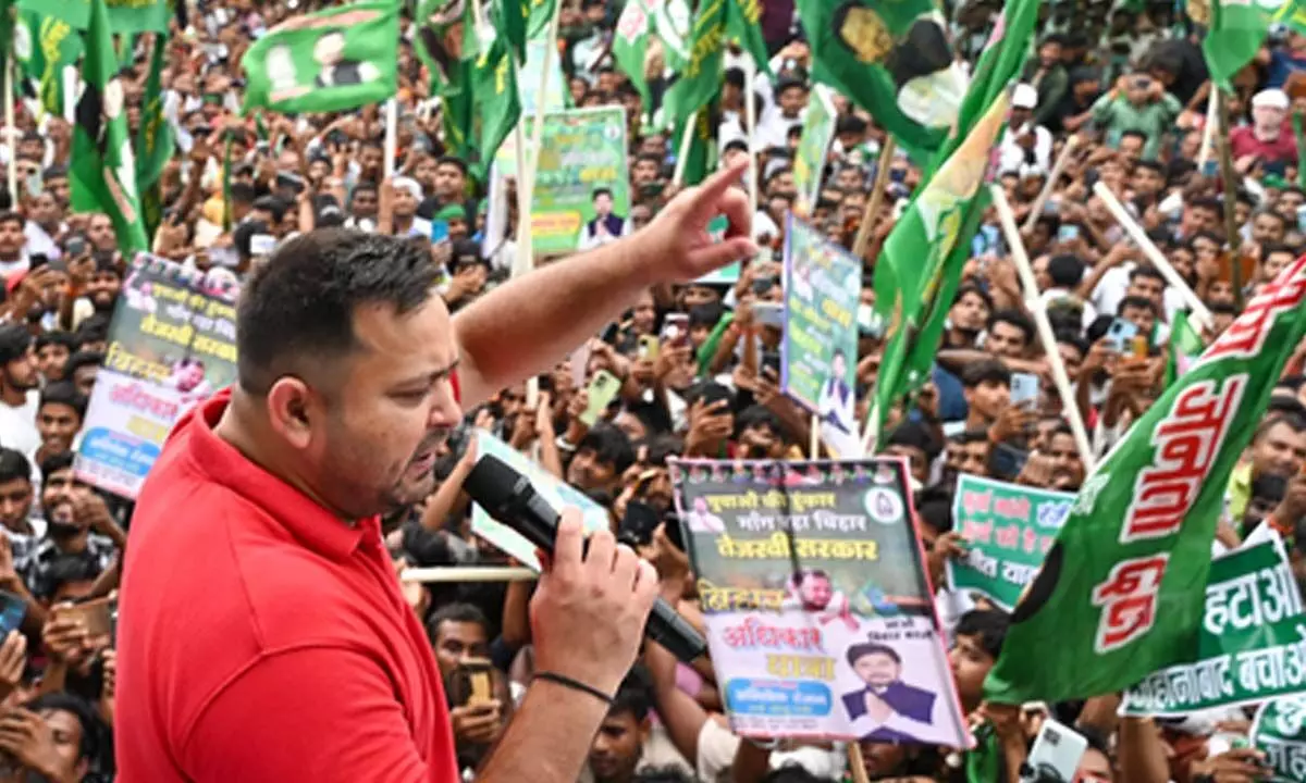 We will give you a Bihar that gives jobs, respect, security: Tejashwi on day two of Bihar ...