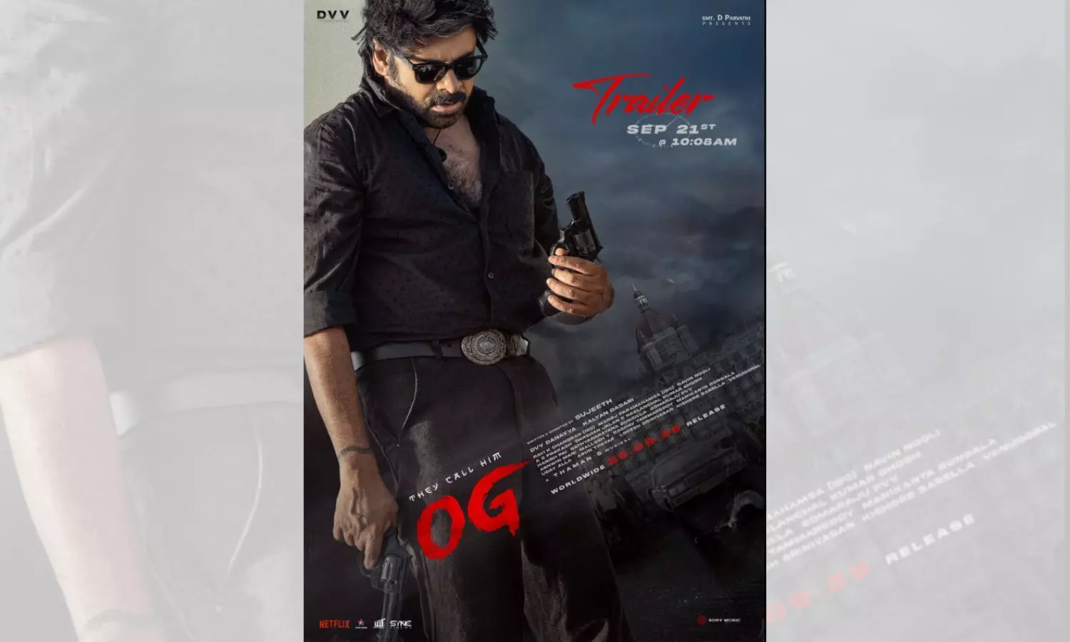 Power Star Pawan Kalyan’s OG Trailer Release Date Out – Fans Excited!