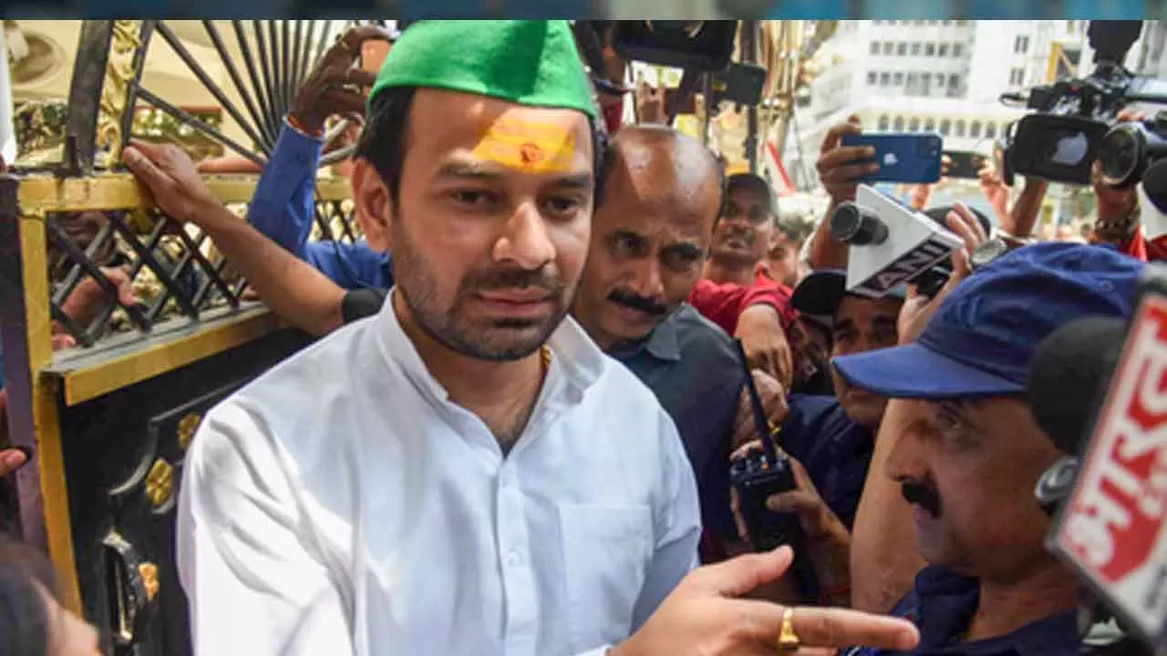 Tej Pratap Yadav demands FIR and jail for those, who 'abused' PM Modi at RJD event