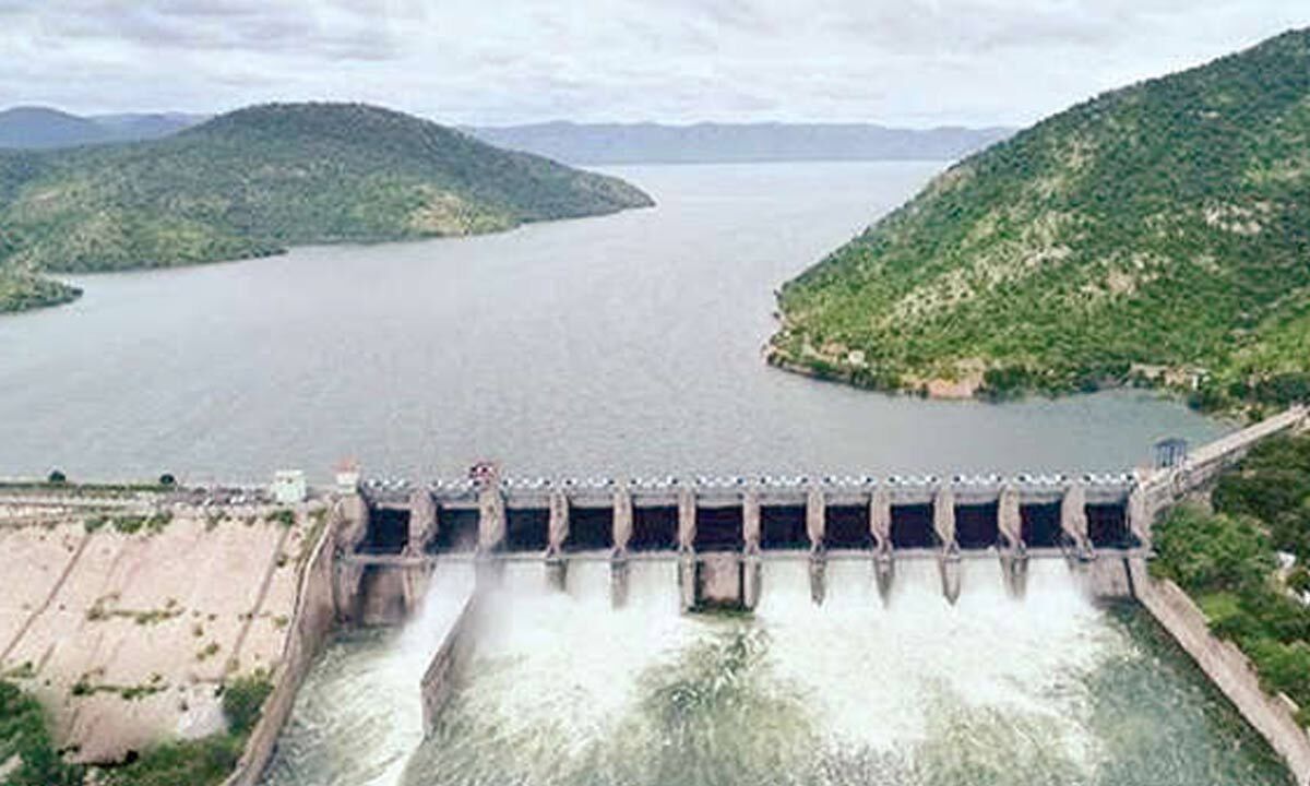 Somasila Reservoir receiving heavy inflows