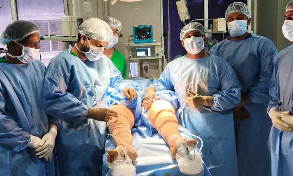 SIMS Tumakuru Performs First Ceramic Knee Implant Surgery