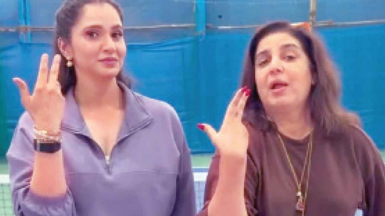 Sania Mirza shares Farah Khan’s dance break amidst pickleball match