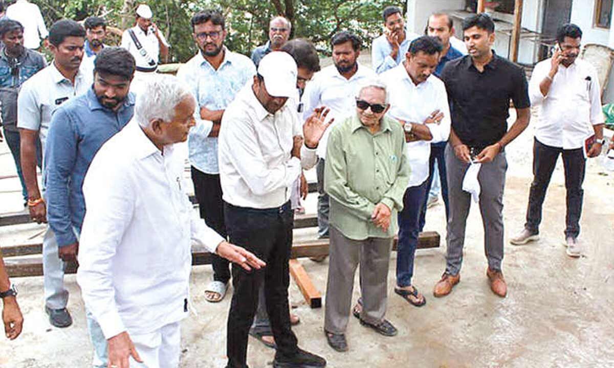 Gandhi Hill spruced up for CM visit tomorrow