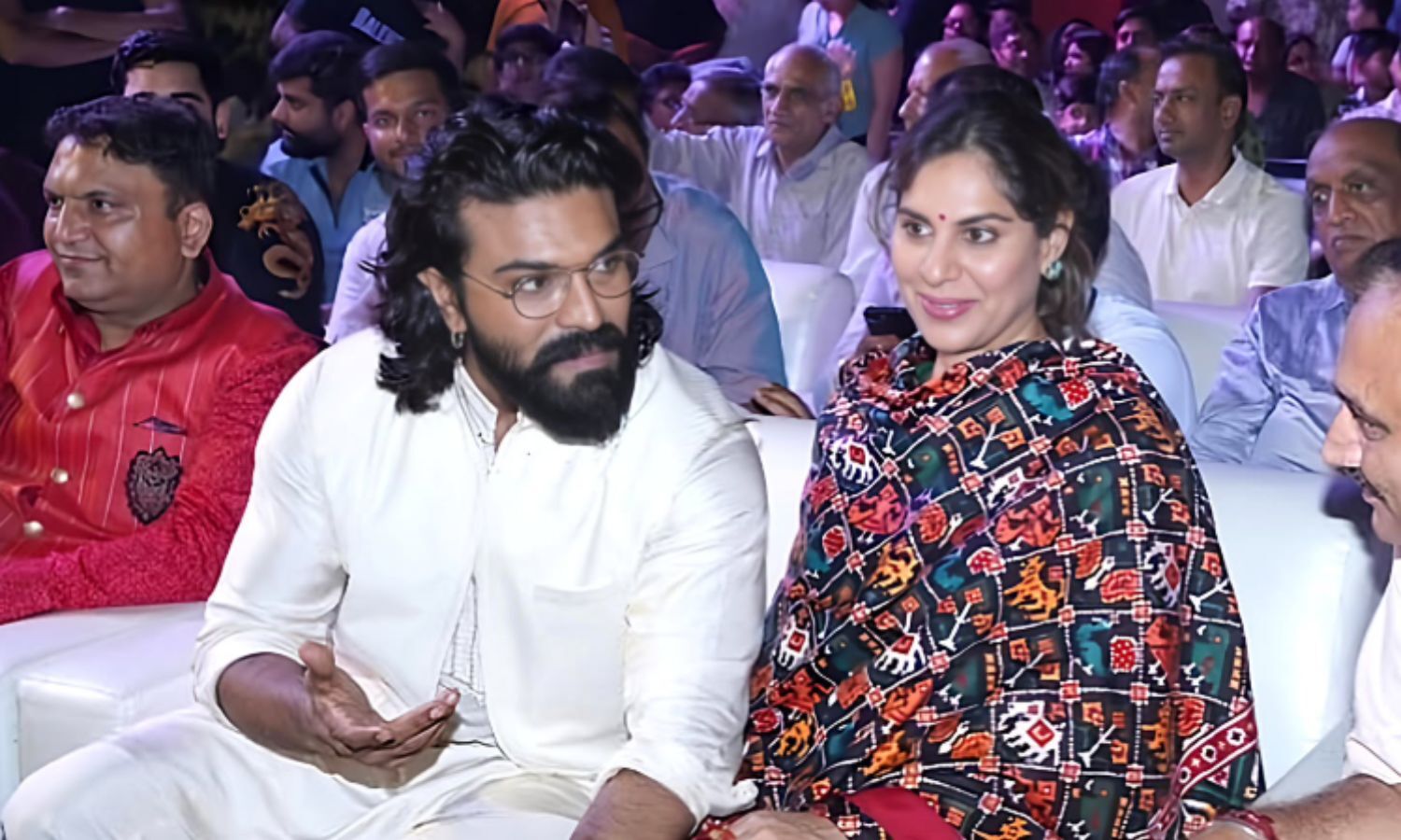 Ram Charan Stuns Crowd With Archery Display at Dussehra; Wife Upasana ...